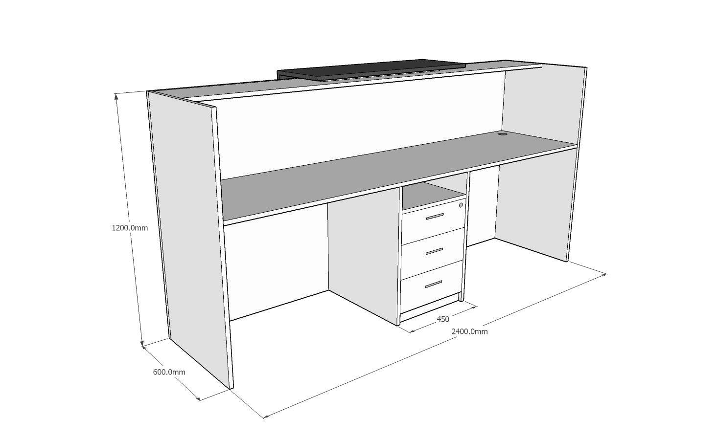 Ada Reception Desk Dimensions