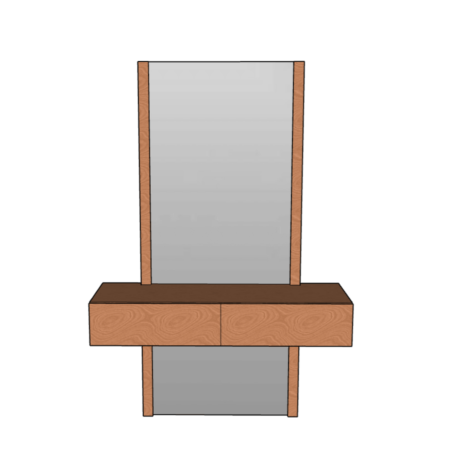 Claire Wall Mounted Dresser – Classic Furniture